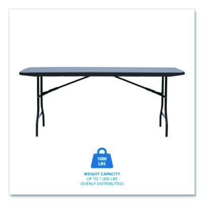 Iceberg IndestrucTable® Commercial Folding Table, Rectangular, 72" x 3 ...