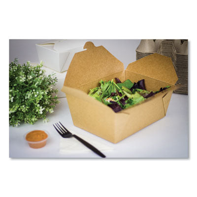 GEN Reclosable Kraft Take-Out Box, 110 oz, Paper, 160/Carton – Office Ready
